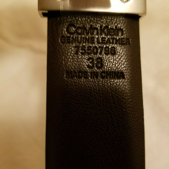 Cavin Klein | Accessories | Calvin Klein Reversible Leather Black Men ...